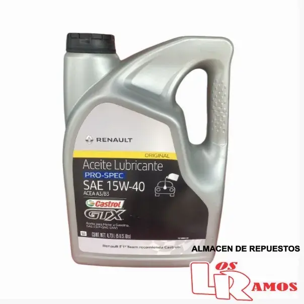 Aceite Lubricante | SAE - 15W - 40 | Renault | Auto Partes | Almacén de ...